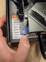 B650 GAMING PLUS WIFI Solid red and yellow debug lights and BIOS doesn ...