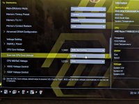 MSI said - It's recommended to adjust the CPU Core Voltage with AMD ...