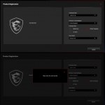 Dragon center not showing input box for product serial number ...