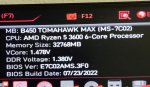 Ryzen 7 5800X on B450 Tomahawk Max | MSI Global English Forum
