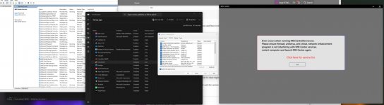 MSI Center, Error Occurs when running MSI.CentralServer.exe | MSI ...