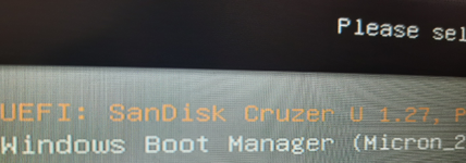 I can t boot from usb | MSI Global English Forum