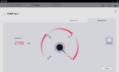 Pump fan does not go below 2000 rpm. | MSI Global English Forum