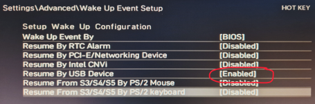 Wake up from sleep mode by pressing on keyboard | MSI Global English Forum