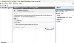 can i activate tpm 2.0 | MSI Global English Forum